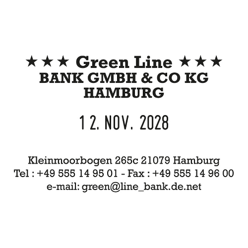Colop Classic 2660 Green Line - 58x37 mm » Stempel Malter