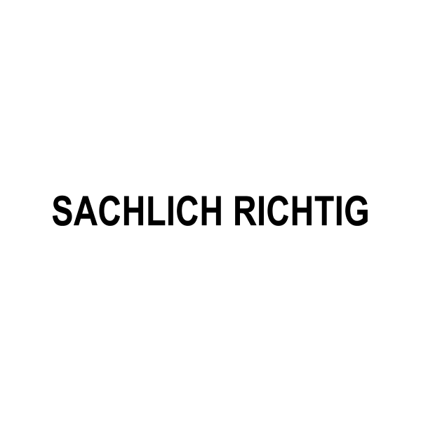 Stempel mit Text ️ SACHLICH RICHTIG » Stempel Malter